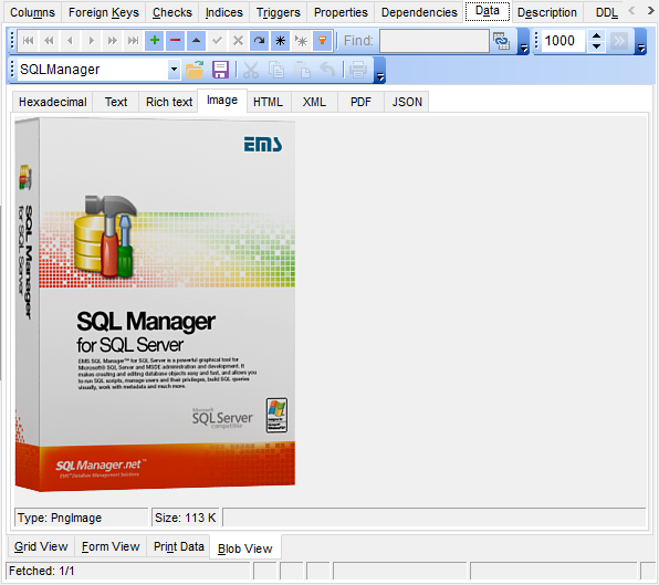 Online Documentation for SQL Manager for SQL server | SQLManager